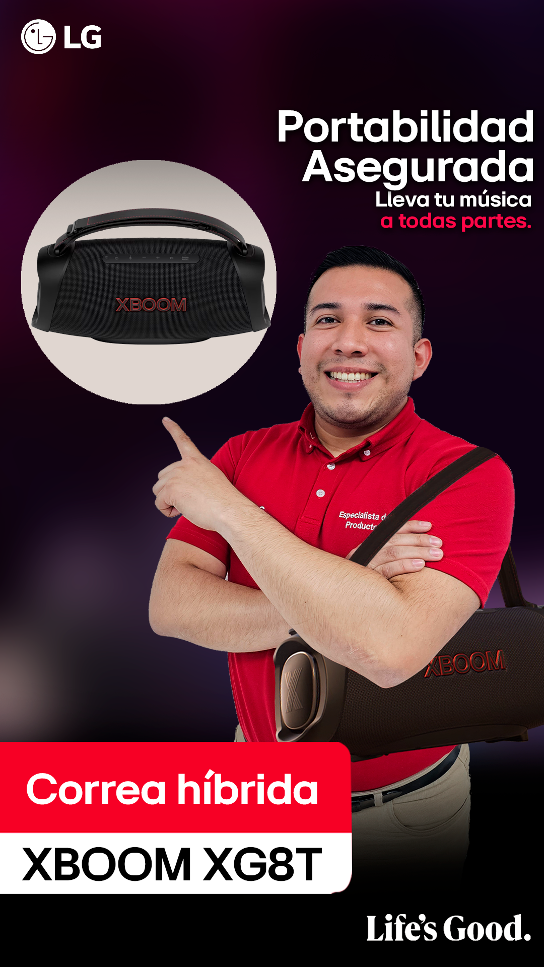 PARLANTE XG8 | LG Life’s Good - Universidad